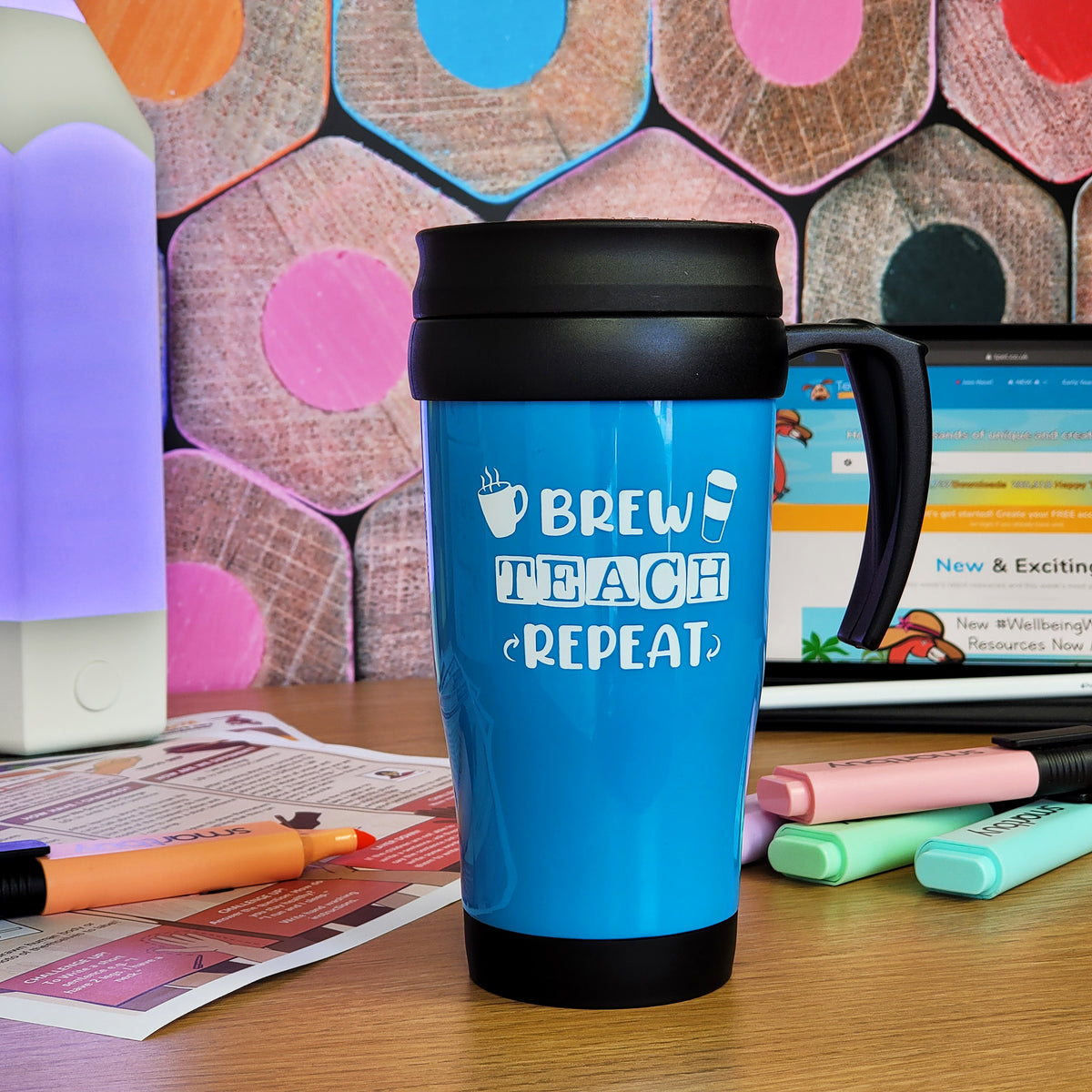 'Brew, Teach, Repeat' - Classroom Mug – Teacher's Pet Classroom ...